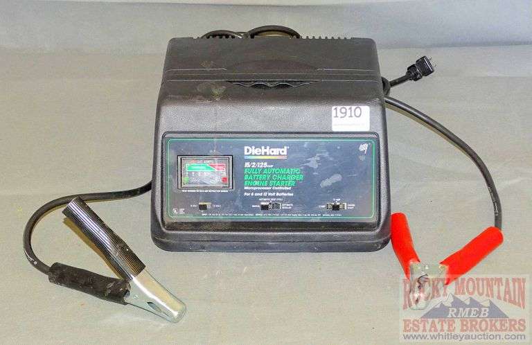 DieHard 6-12 volt 15/2/125 amp fully automatic battery charger/starter ...
