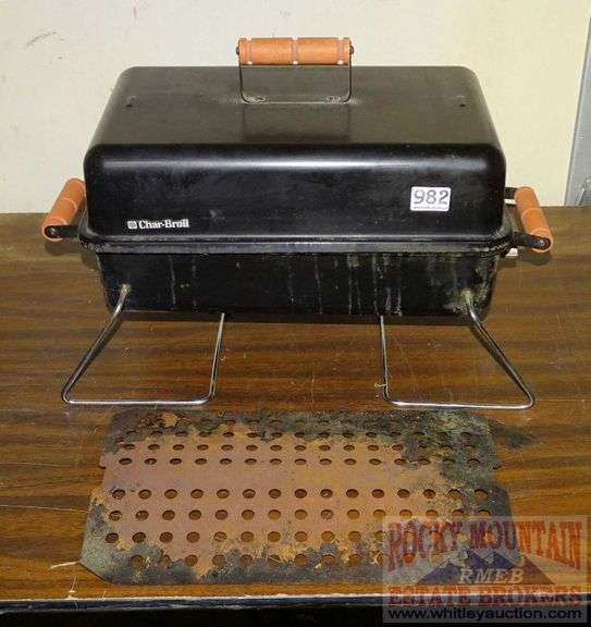 Char Broil table top propane grill. - Rocky Mountain Estate Brokers Inc.