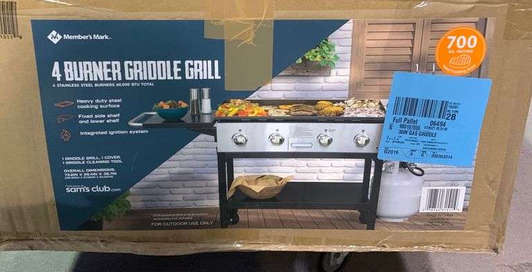 Member's Mark 4 Burner Griddle - Grill. - Rocky Mountain Estate Brokers ...
