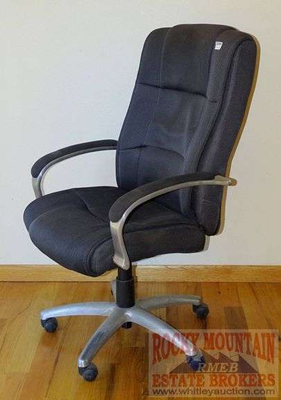 Very nice roll around executive chair. - Rocky Mountain Estate Brokers Inc.