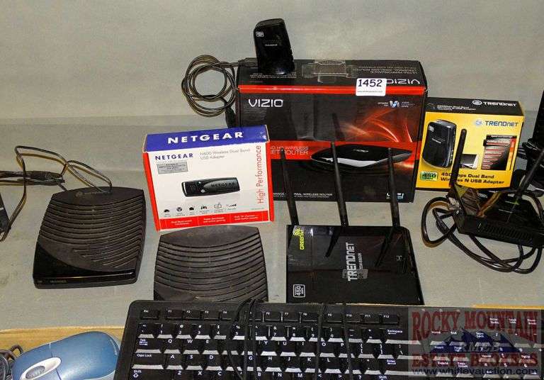 Asst. Wi-Fi routers, modems, computer parts & more. All for one money ...