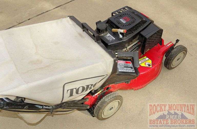 Toro Super recycler Deluxe Pow-R-Drive self-propelled rear bagging lawn ...