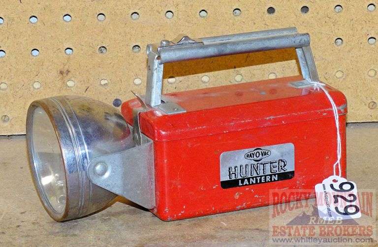 Vintage Ray-O-Vac Hunter lantern. - Rocky Mountain Estate Brokers Inc.