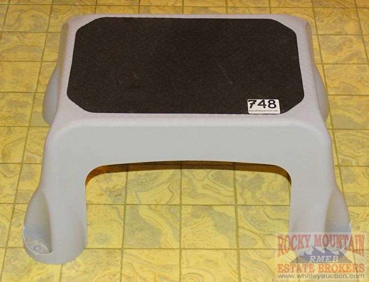 Nice Rubbermaid step stool. - Rocky Mountain Estate Brokers Inc.