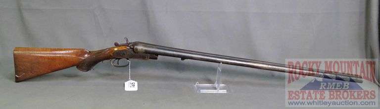 Vintage HJ Sterling Double Barrel Belgian Hammer Shotgun. - Rocky ...