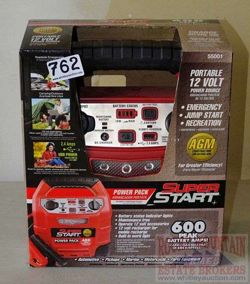 New Super Start 600 peak amp jump starter power pack. - Rocky Mountain ...