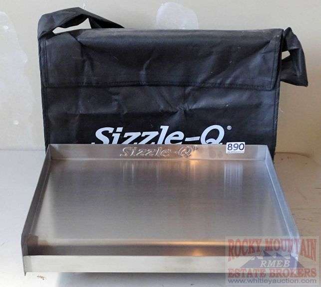 Sizzle-Q universal stainless steel portable griddle with bag. Use with ...