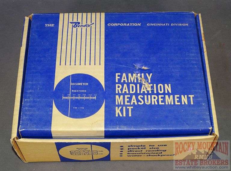 Vintage 1950s/1960s Bendix Family Radiation Measurement Kit ...