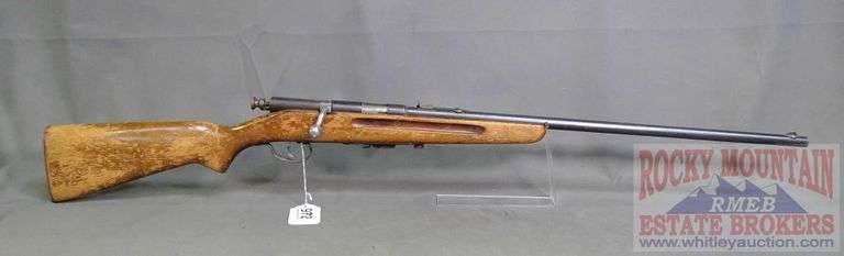 Springfield Model 56 .22 S/L/LR bolt Action Rifle with Wood Stock ...