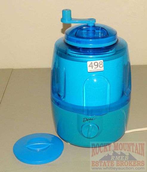 Demi blue ice cream maker. - Rocky Mountain Estate Brokers Inc.