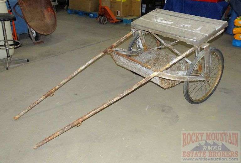 Neat Steel Frame Sulky/Game Cart with Bicycle Wheels. - Rocky Mountain ...