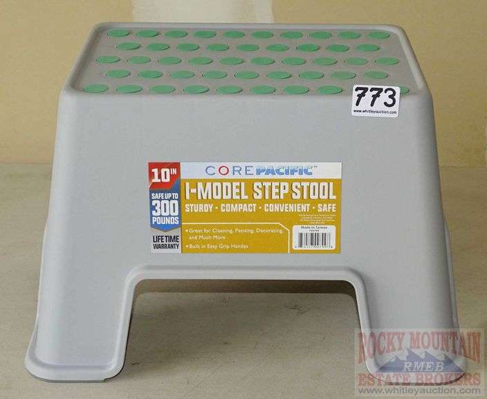 Nice 10" step stool. These are really handy to have around. 300lbs ...