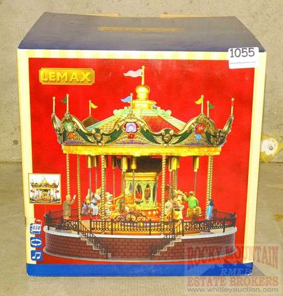 Lemax Musical Animated Carousel in the original box. - Rocky Mountain ...