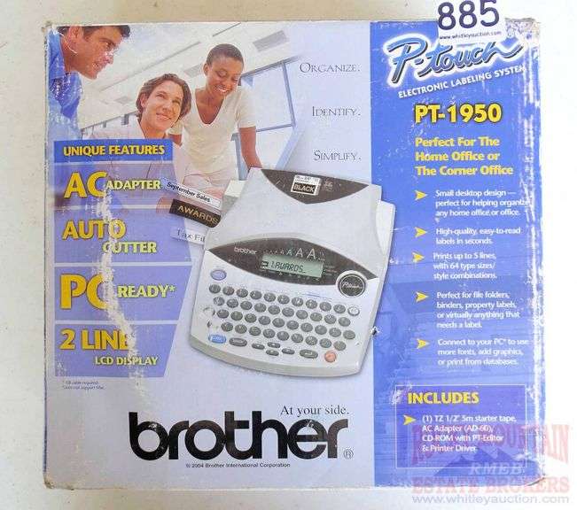 Brother PT-1950 electronic labeling system. - Rocky Mountain Estate ...