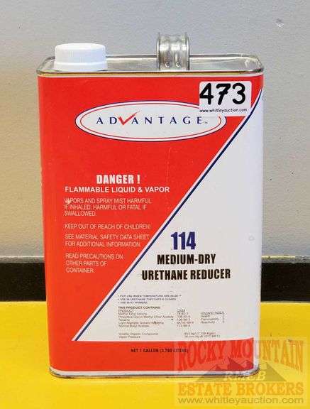 1 gallon Advantage 114 medium dry reducer. - Rocky Mountain Estate ...