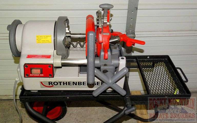 Rothenberger ROPower 50R compact automatic pipe threader w/ folding ...