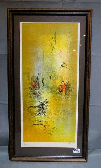 Limited Edition, artist signed lithograph, 161/375. 32"X17". - Rocky ...