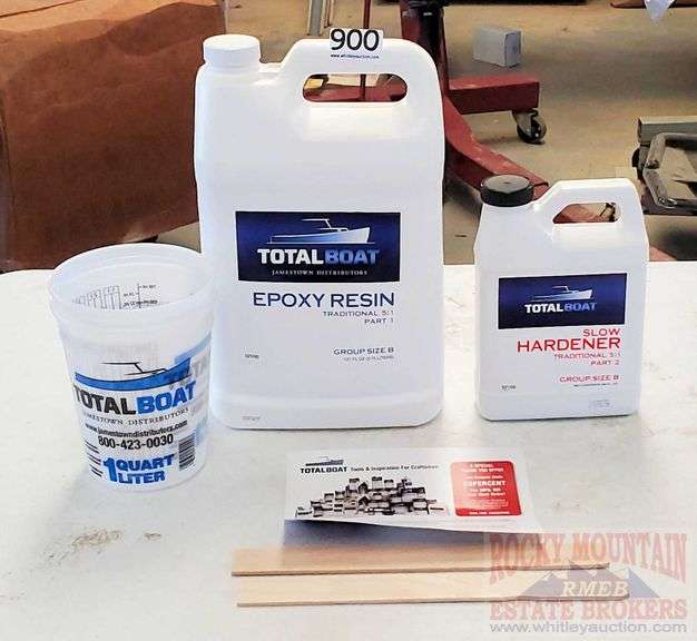 Total Boat epoxy resin & slow hardener, appears new. All for one money ...
