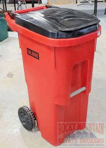 Nice small size Uline rolling dumpster. - Rocky Mountain Estate Brokers ...