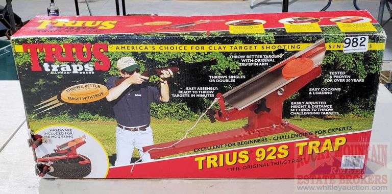 Trius Traps 92S clay pigeon thrower, appears new in box. - Rocky ...