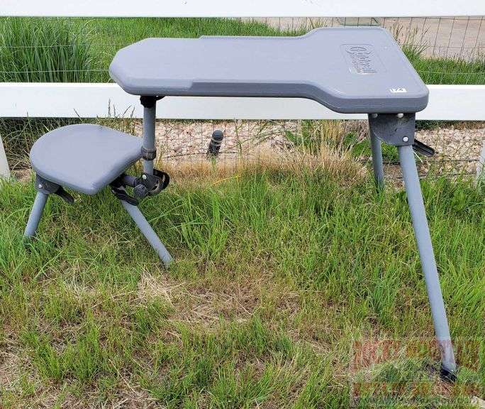 Caldwell folding adjustable shooting bench. - Rocky Mountain Estate ...