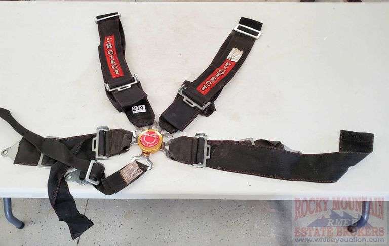 Black Pyrotect 5-point race car harness. - Rocky Mountain Estate ...