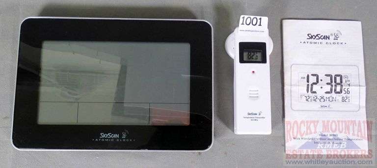 SkyScan Atomic Clock with wireless temperature transmitter and ...