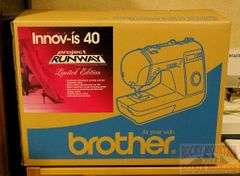 Like new Brother Project Runway Limited Edition Innov-is 40 sewing ...