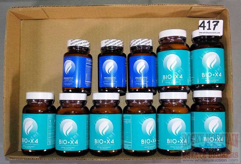 8 sealed bottles of Nucific BIO-X4 dietary supplements & 3 sealed ...