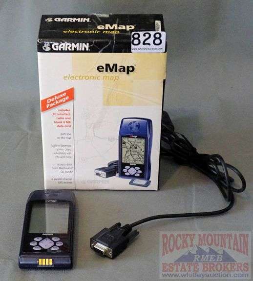 Garmin eMap electronic map with original box. - Rocky Mountain Estate ...