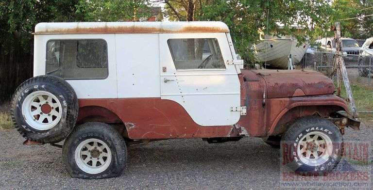 Hard to find 1960 Willys CJ6 4x4 Jeep appears to be mainly all original ...