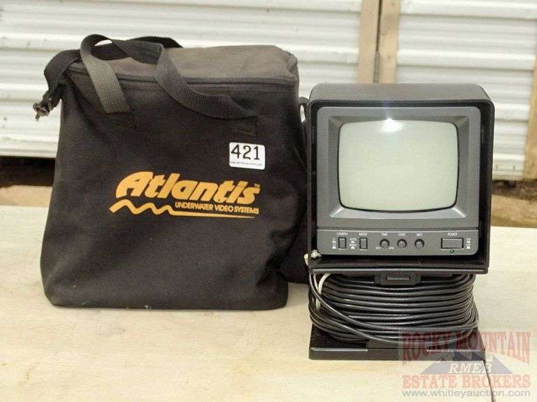 Atlantis underwater video system with charger & bag. Model Auw-503 ...