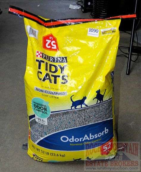New 52 lb. bag of Tidy Cat Odor Absorb cat litter. - Rocky Mountain ...
