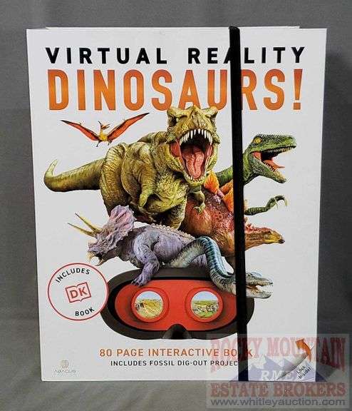 New Abacus "Virtual Reality Dinosaurs" illustrated interactive VR book ...