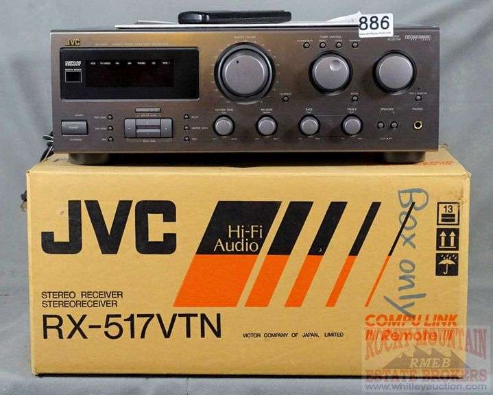 JVC RX-517 Audio Video Control Receiver with remote original box ...