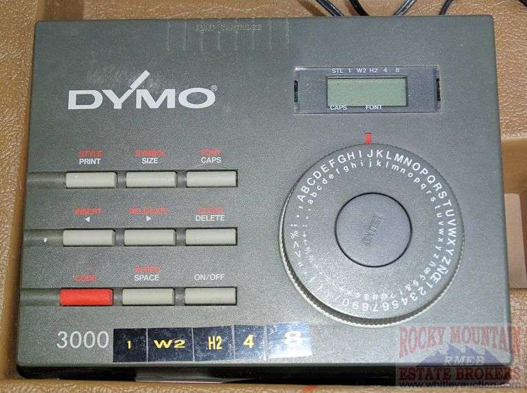 Dymo 3000 labeler with lots of extra cassettes and case. - Rocky ...