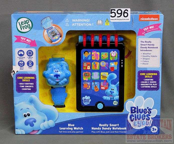 New Nickelodeon Leap Frog Blue's Clues Learning Watch & Really Smart ...
