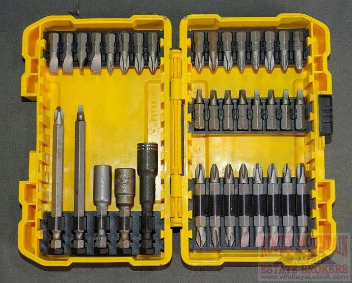 2 DeWalt drill bit sets in hard plastic cases. Both for one money ...