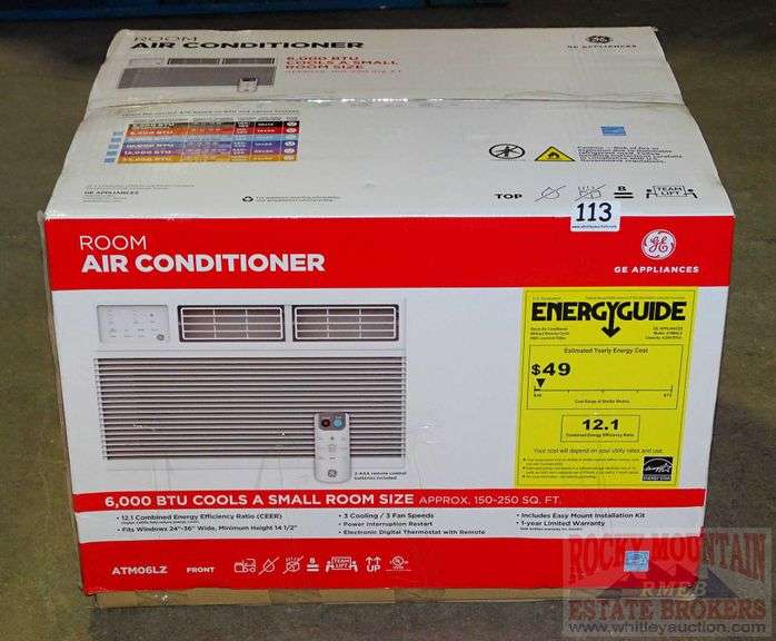 New GE 6,000 BTU window Air Conditioner with remote. Will cool a room ...