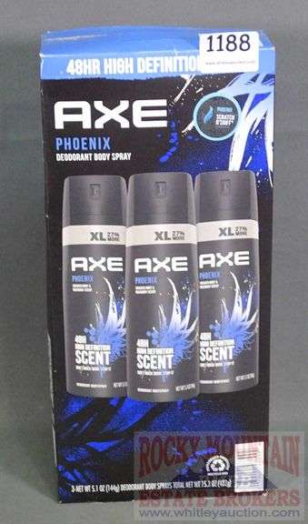 New Axe "Phoenix" deodorant body spray. - Rocky Mountain Estate Brokers ...