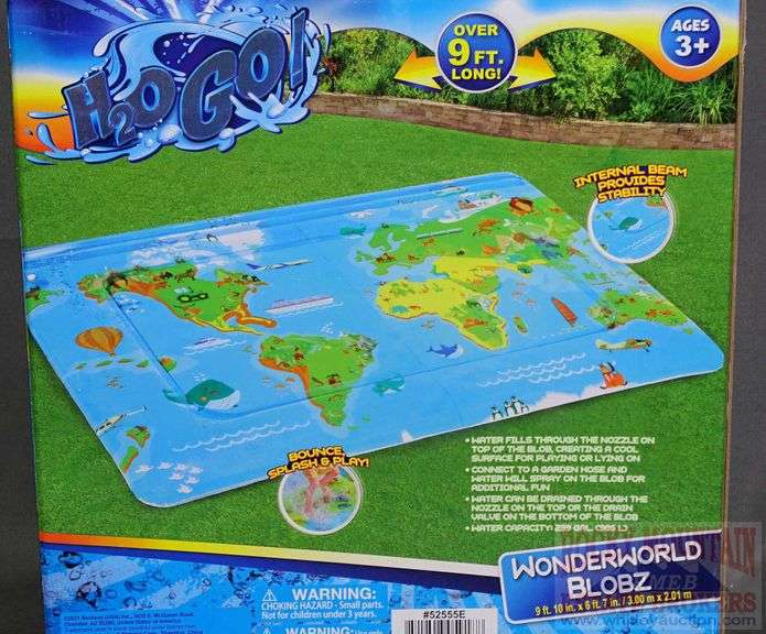 New H20 Go! Jump, Splash & Slide on the Wonderworld Blobz. Over 9' long ...