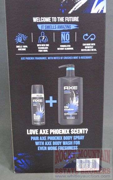 New Axe "Phoenix" deodorant body spray. - Rocky Mountain Estate Brokers ...