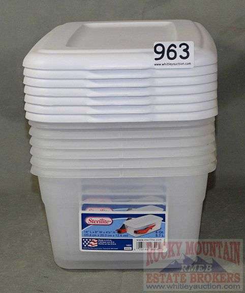 7 new Sterilite plastic shoe boxes with lids. All for one money ...