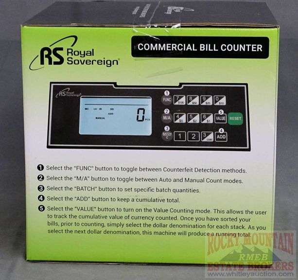 New Royal Sovereign Commercial Digital Bill Counter. This is an ...