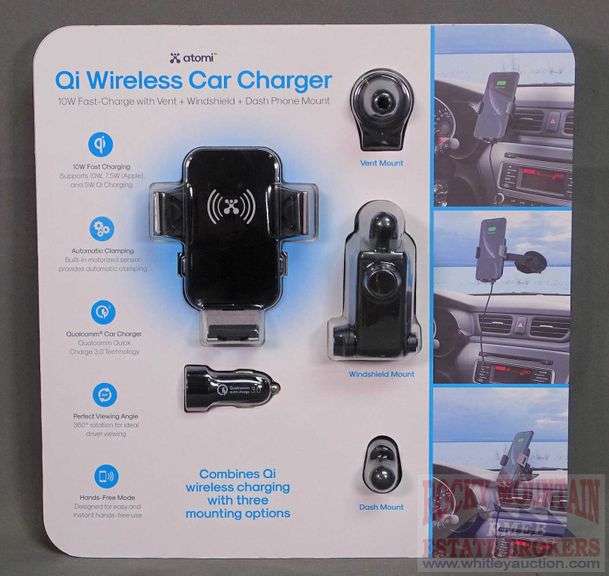 New Atomi Qi Wireless car charger. Wireless charging freedom in your ... New Atomi Qi Wireless car charger. Wireless charging freedom in your ...