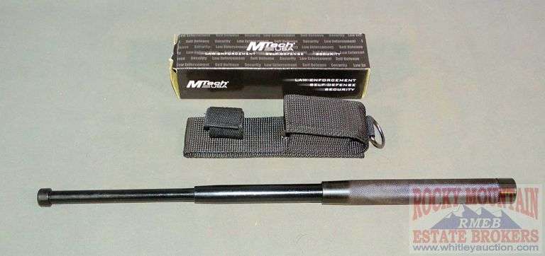 New M-Tech USA 16" collapsible baton with diamond pattern handles ...