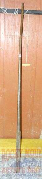 Heavy steel digging bar with chisel point. Give this to your kid ...