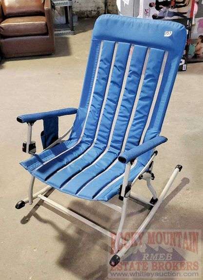 New Member's Mark portable fold-up rocking chair. - Rocky Mountain ...