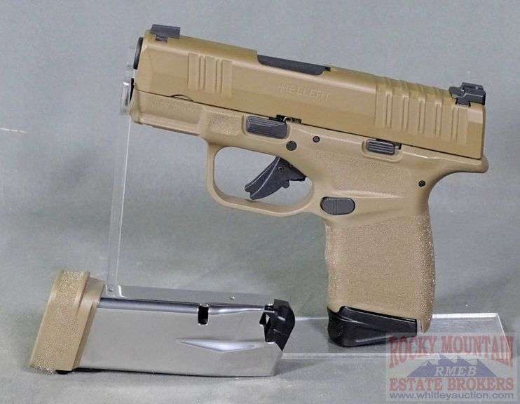 New Springfield Hellcat FDE 9mm Micro-Compact Semi-Automatic Pistol ...
