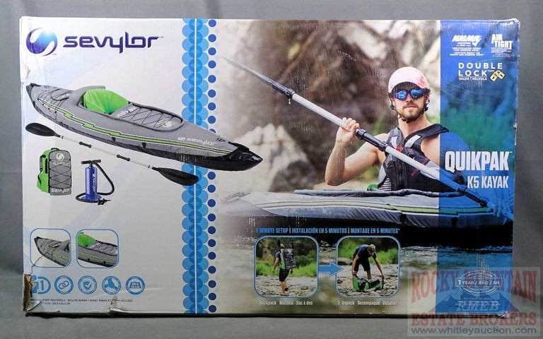 New Sevylor Quikpak K5 1-person inflatable kayak. - Rocky Mountain ...